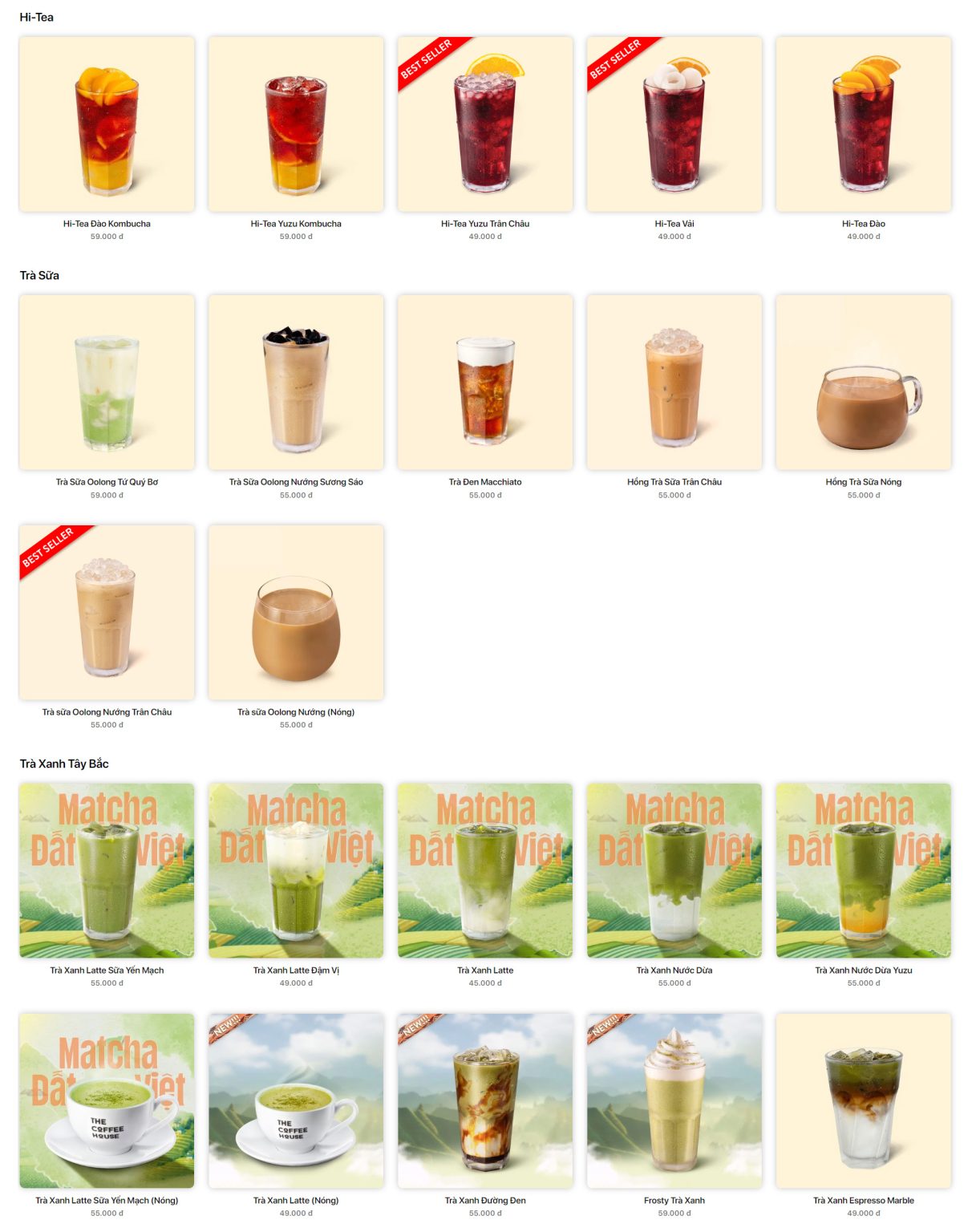 Menu The Coffee House 2024: Thực Đơn Đậm Chất Riêng | Marketingnhahang.com